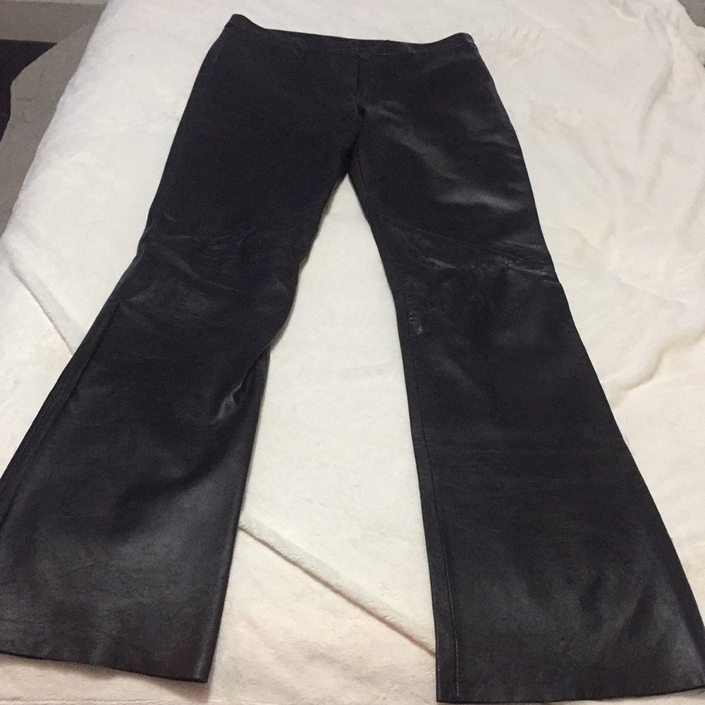 Bcbgmaxazria Leather Pants - Gem